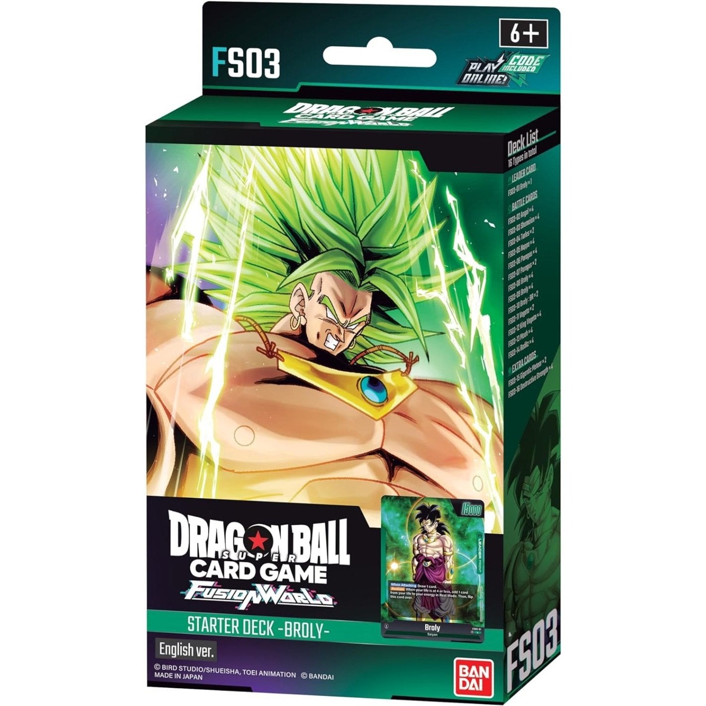 DBSCG Fusion World Starter Deck FS-03 Eng